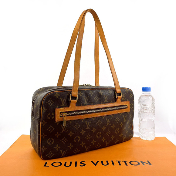 Louis Vuitton | Bags | Louis Vuitton Cit Monogram Bag Gm Brown Shoulder ...